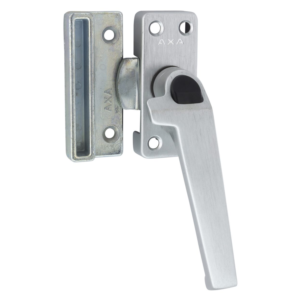 Axa raamsluiting plat model met knop - rechts - Schaap IJzerhandel B.V.